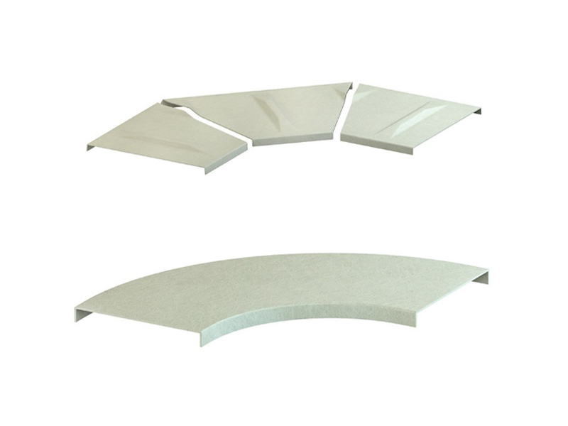 Cover for elbow 90°, large, KKBD - Cable tray system K²