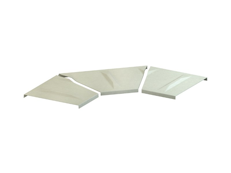 Cover for elbow 90°, large, radius 600mm, KKBD-R600 - Cable tray system K²